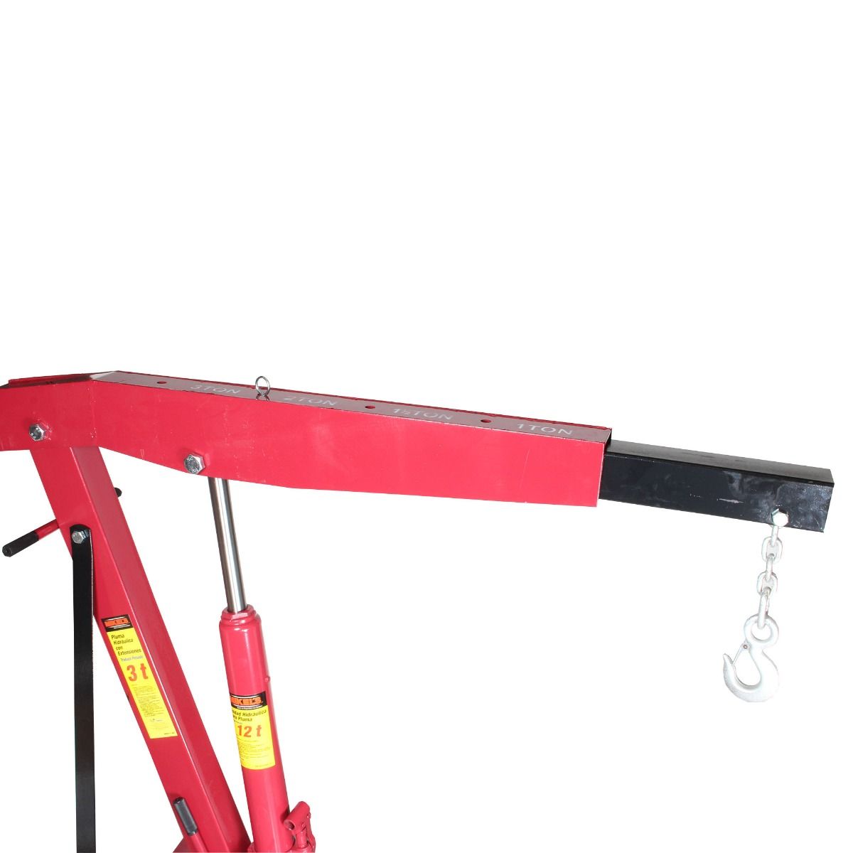 Pluma Hidráulica Para Motor Con Extensiones Frontales 3 Ton